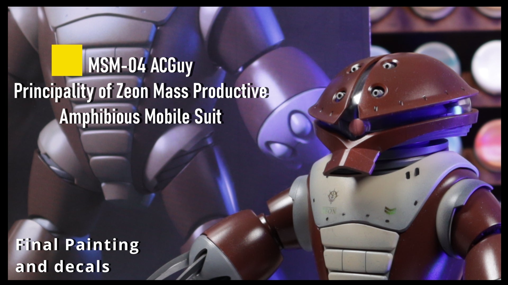 Bandai HGUC MSM-04 Acguy – Gundamonium